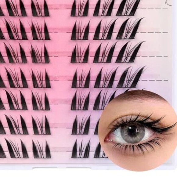 Boutique | Makeup | Natural Lash Clusters C Curl 48pc Diy Extension Kit ...